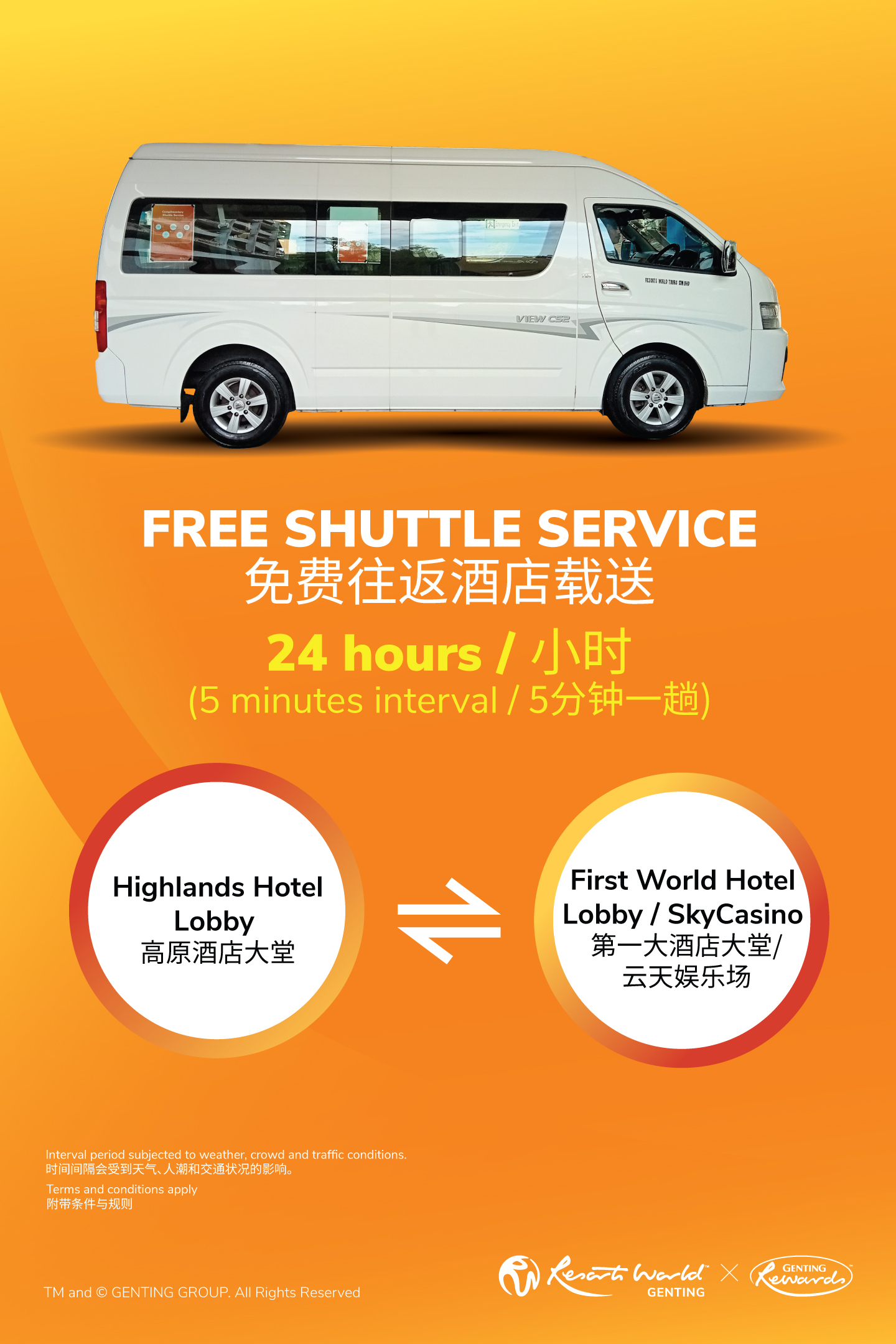 FREE SHUTTLE SERVICE | Resorts World Genting