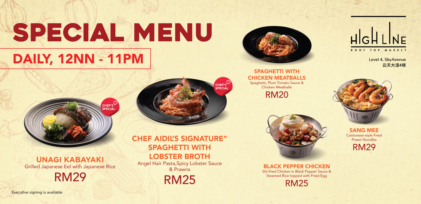 High Line Roof Top Market | Resorts World Genting